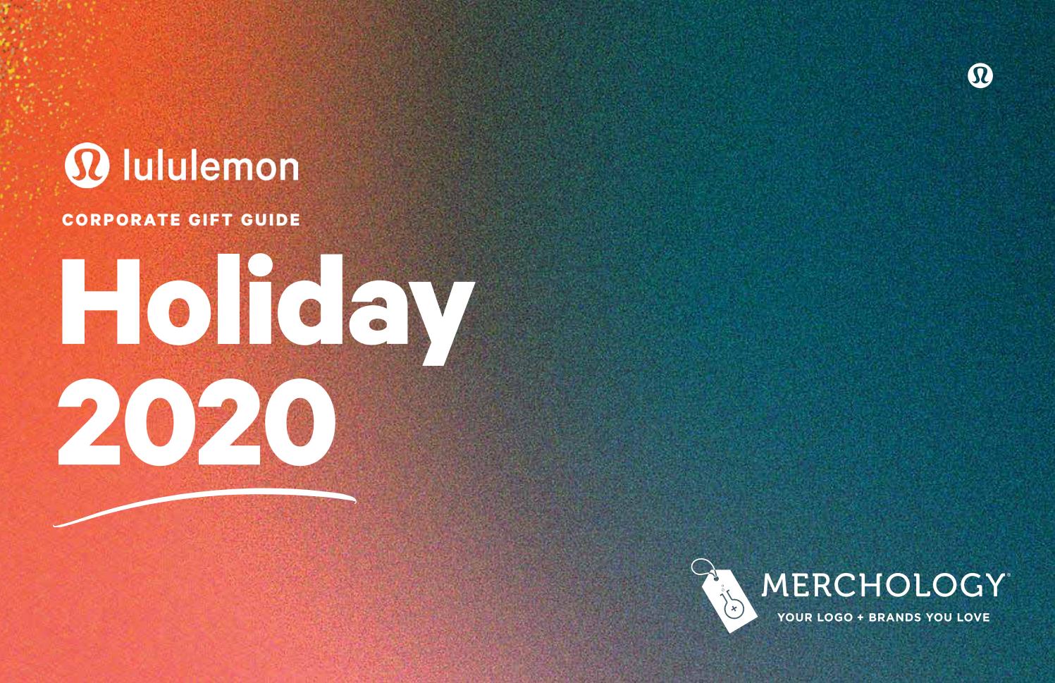 Holiday 2020 lululemon Lookbook by Merchology - Issuu