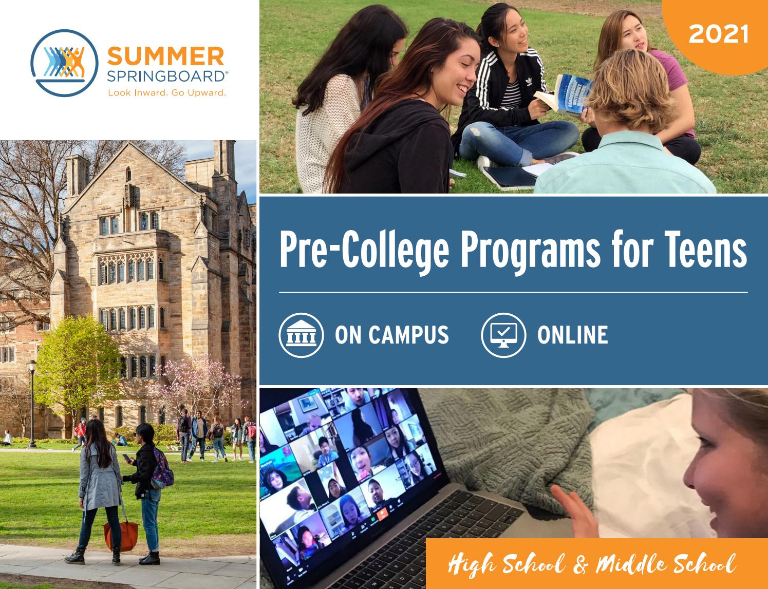 2021 Summer Springboard Pre College Programs For Teens By Terra 2021 Summer Springboard Pre College Programs For Teens By Terra