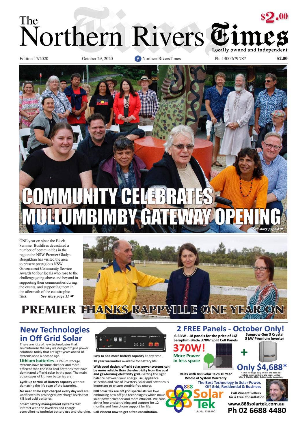 The Northern Rivers Times Edition 17 by The Northern Rivers Times - Issuu