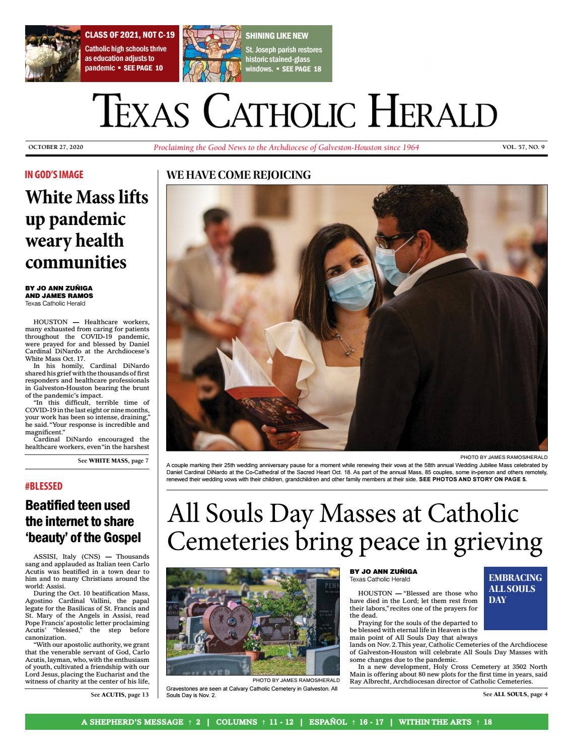 Texas Catholic Herald - Oct. 27, 2020 by Texas Catholic Herald - Issuu