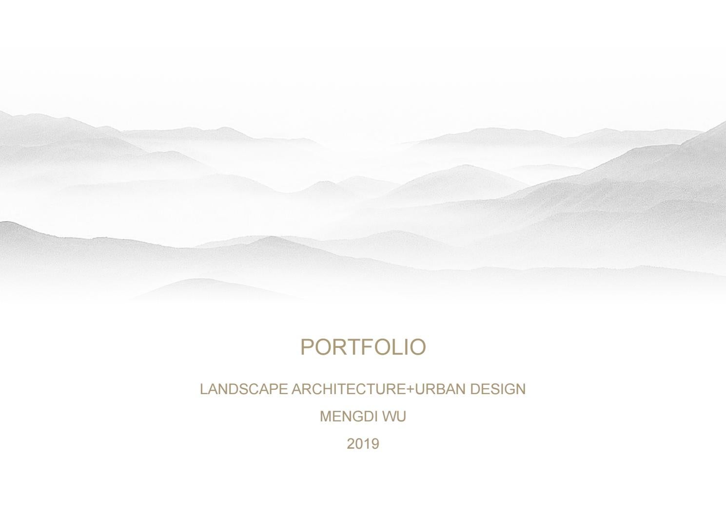 Wu Mengdi PORTFOLIO by wu mengdi - Issuu