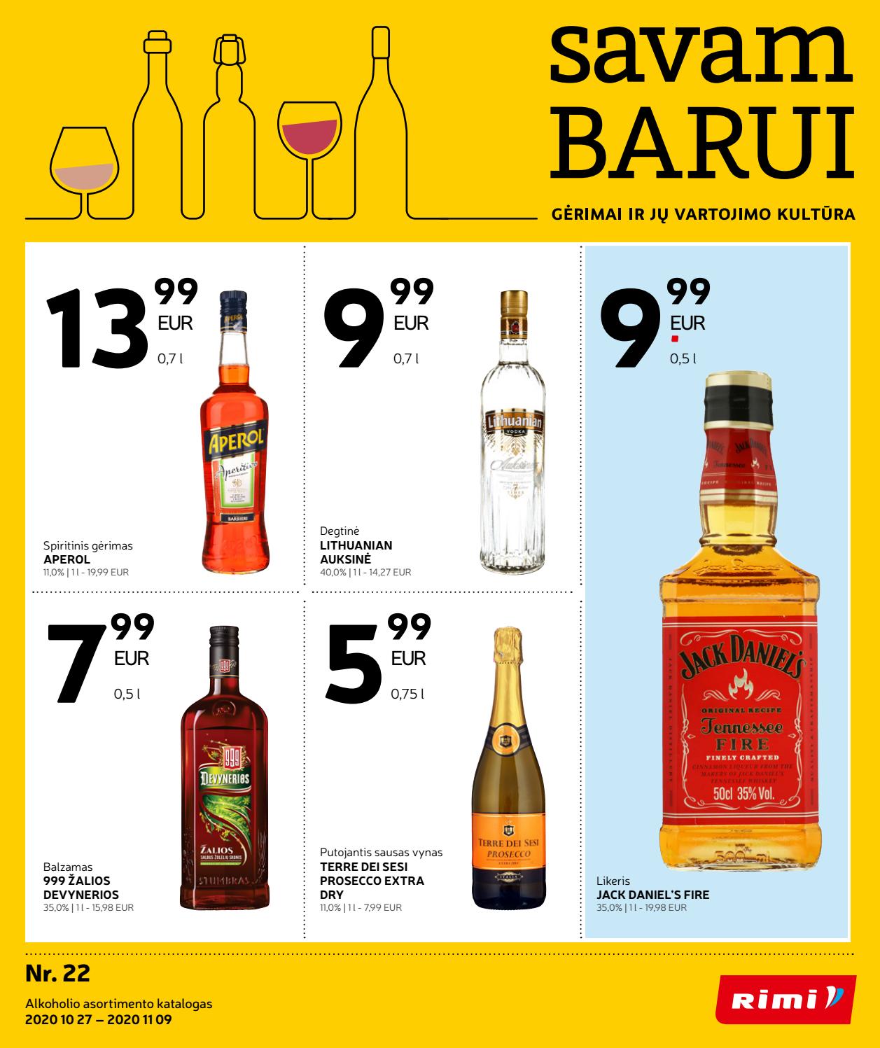 Alkoholinių gėrimų asortimentinis katalogas Nr. 22 by Rimi - Issuu