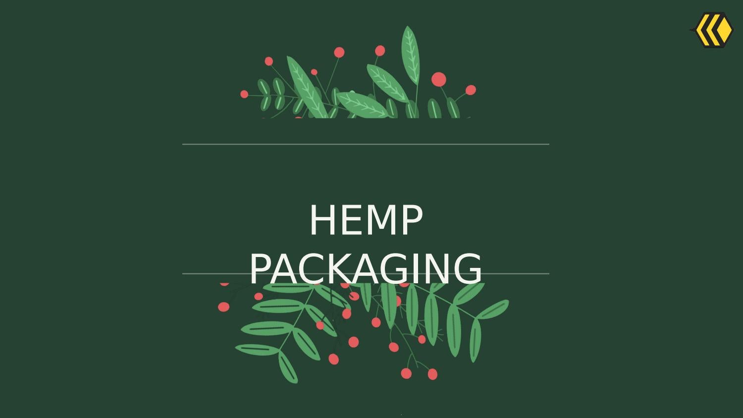 HEMP PACKAGING by Andrew paul - Issuu