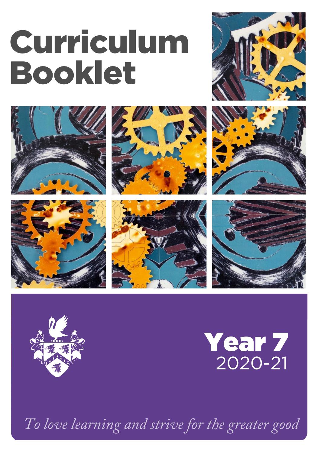 Year 7 Curriculum Booklet by PerseSch - Issuu