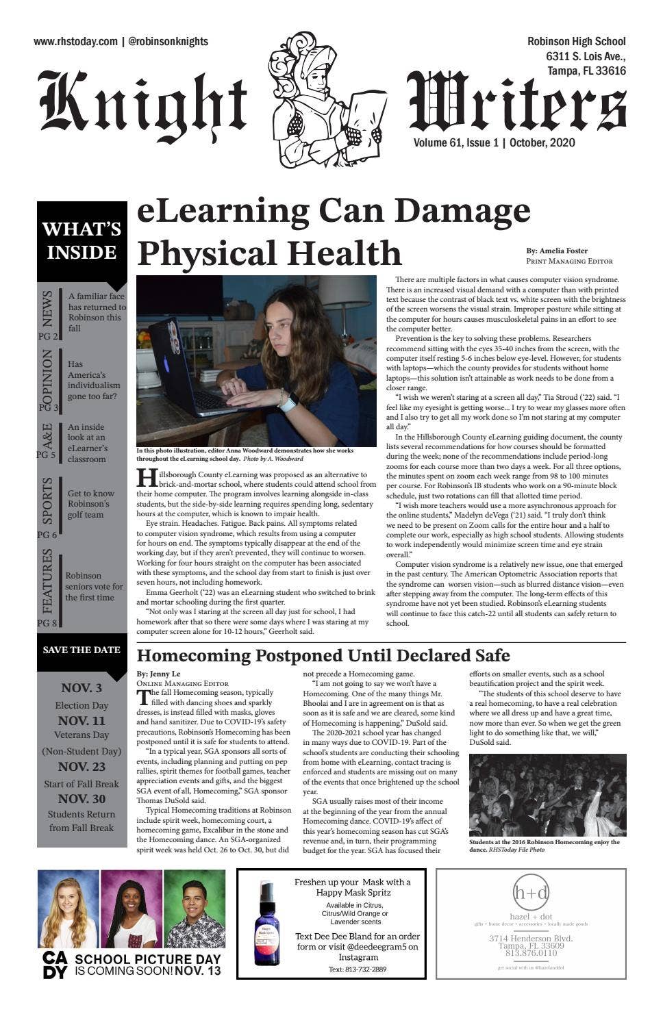 RHS Knight Writers December Digital | Vol. 61, Issue 1 by Knight ...