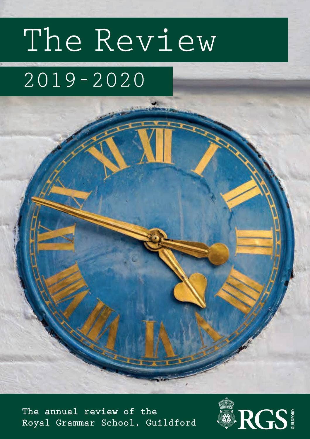 The Review 2019-20 by RGS Guildford - Issuu