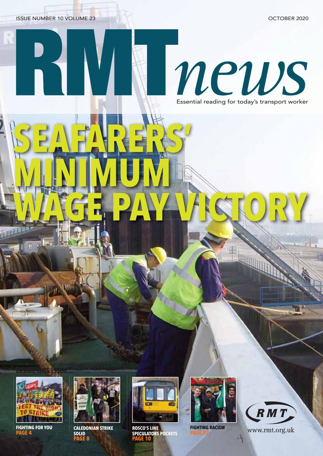 RMT News October 2020 Edition by RMT Union - Issuu