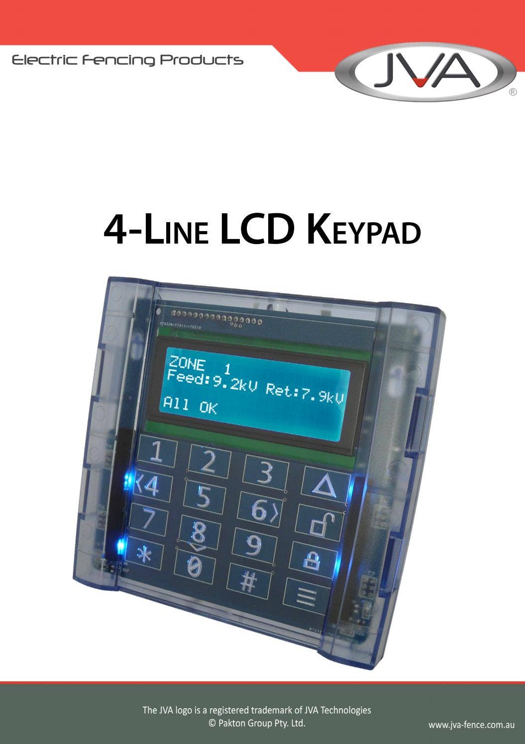 Jva 4 Line Keypad by Ndlovu Fencing - Issuu