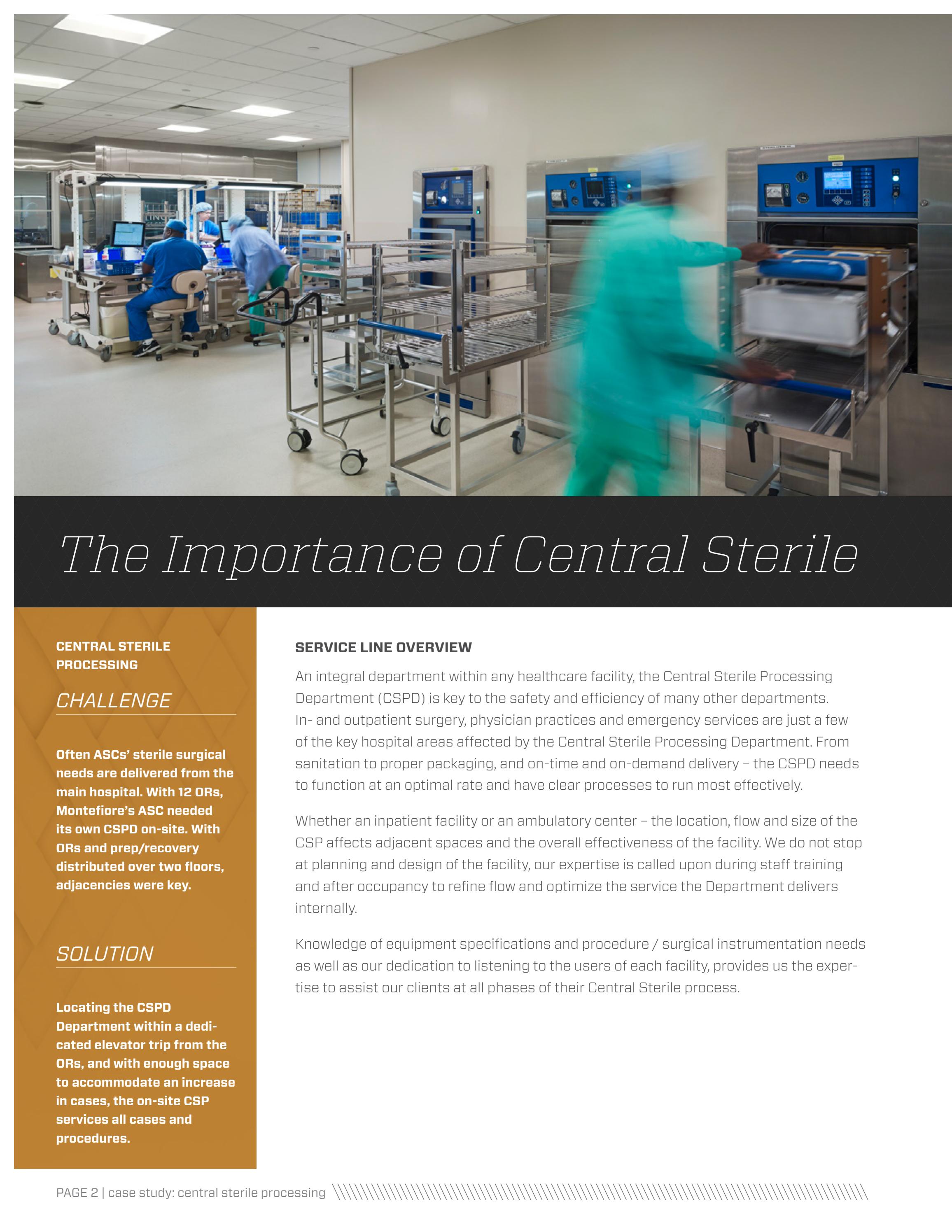 Case Study: Central Sterile Processing Department by Array Architects ...