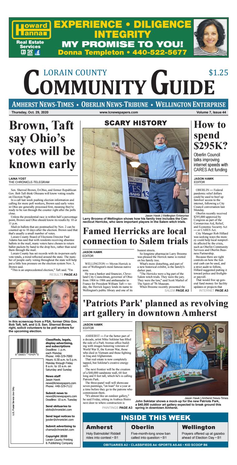Lorain County Community Guide - Oct. 29, 2020 by Lorain County Printing ...