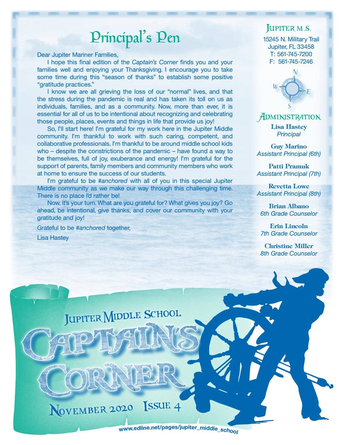 Jupiter Middle School Newsletter by Academy Publishing, Inc. - Issuu