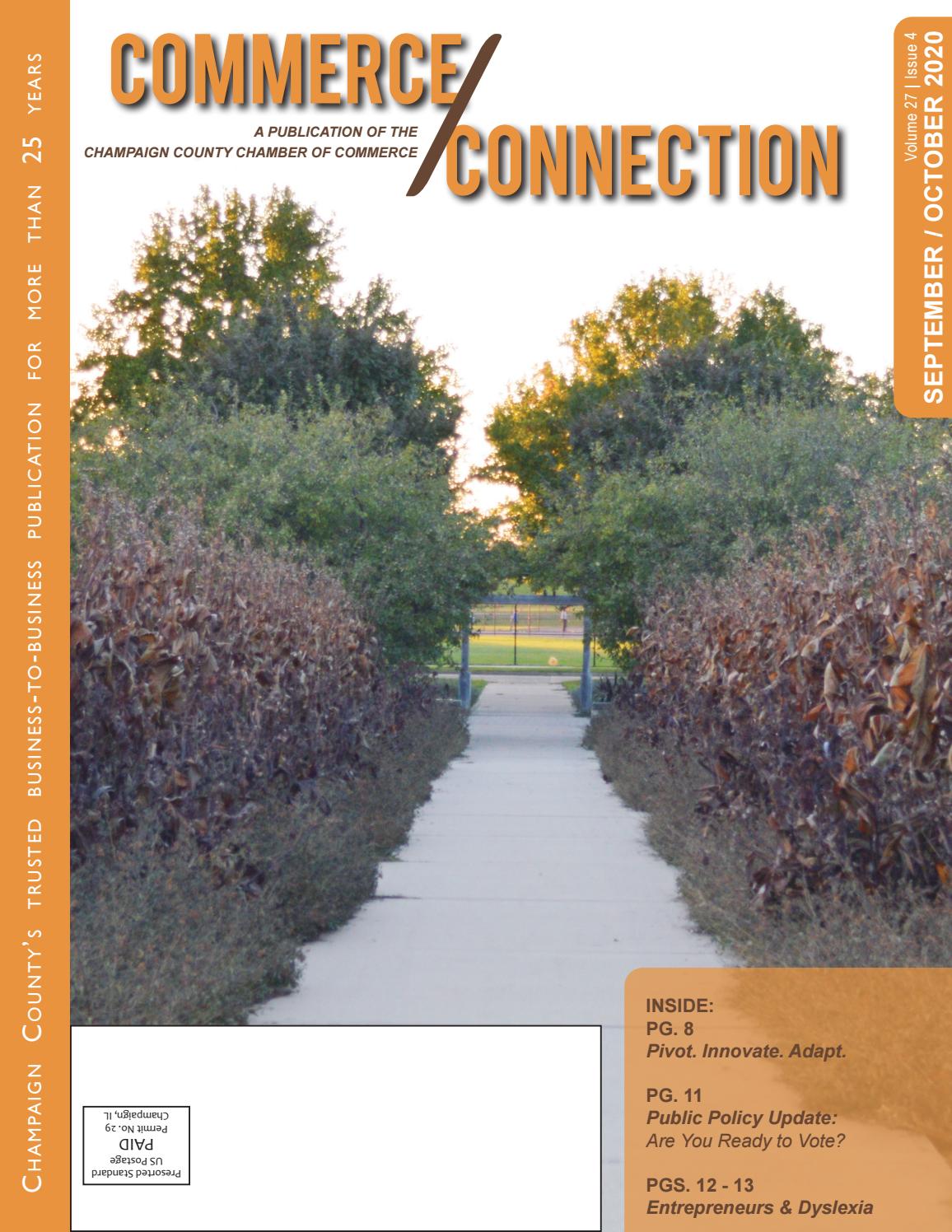 September/October 2020 Commerce Connection by Champaign County Chamber ...