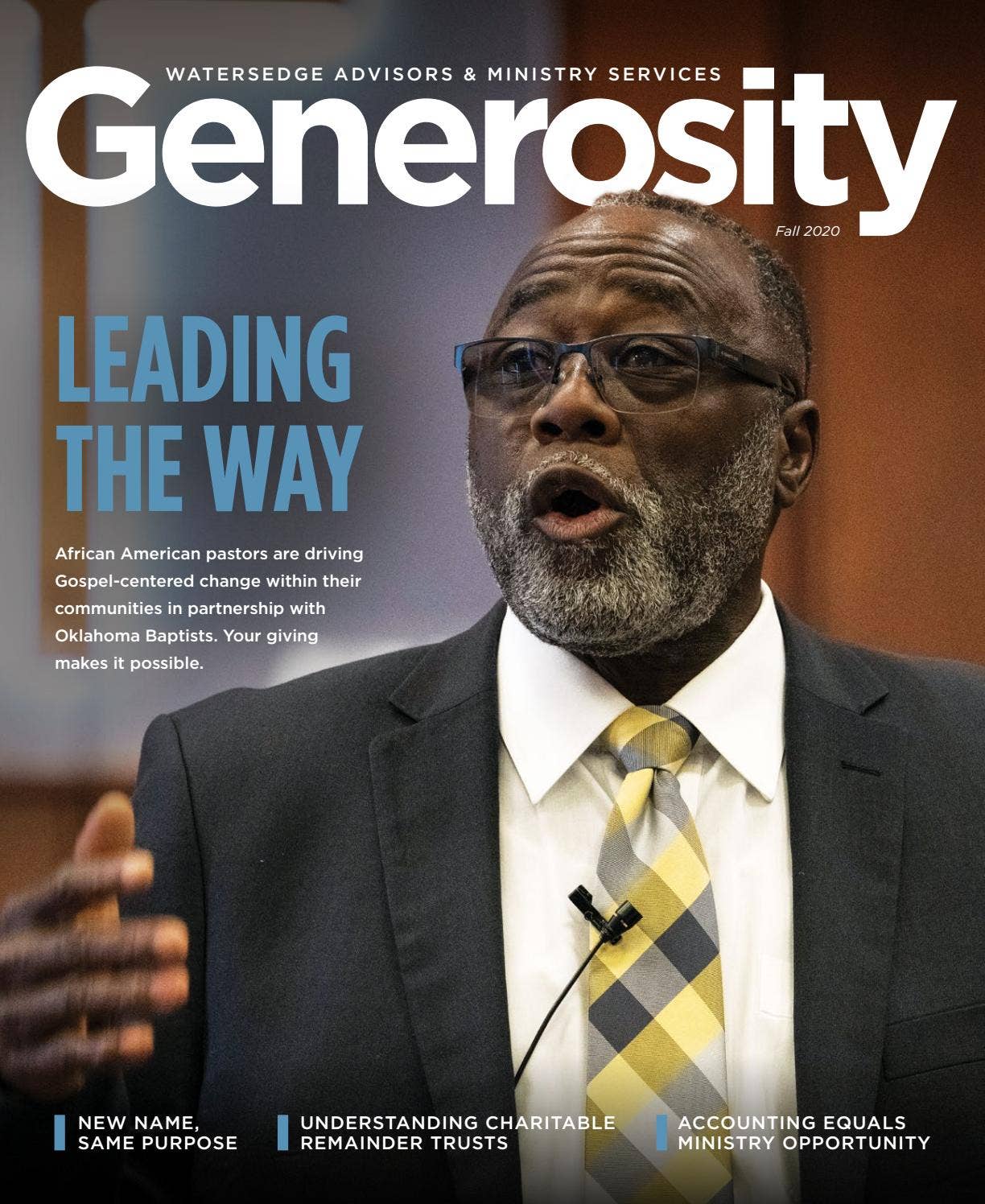 Generosity Magazine Fall 2020 by Generosity Magazine - Issuu