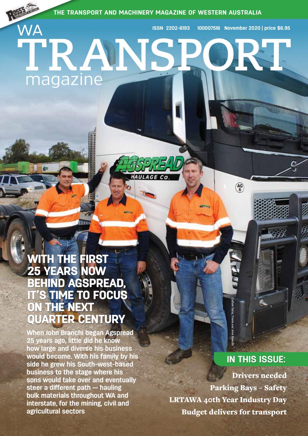 WA TRANSPORT MAGAZINE - NOVEMBER 2020 edition by Angry Chicken ...