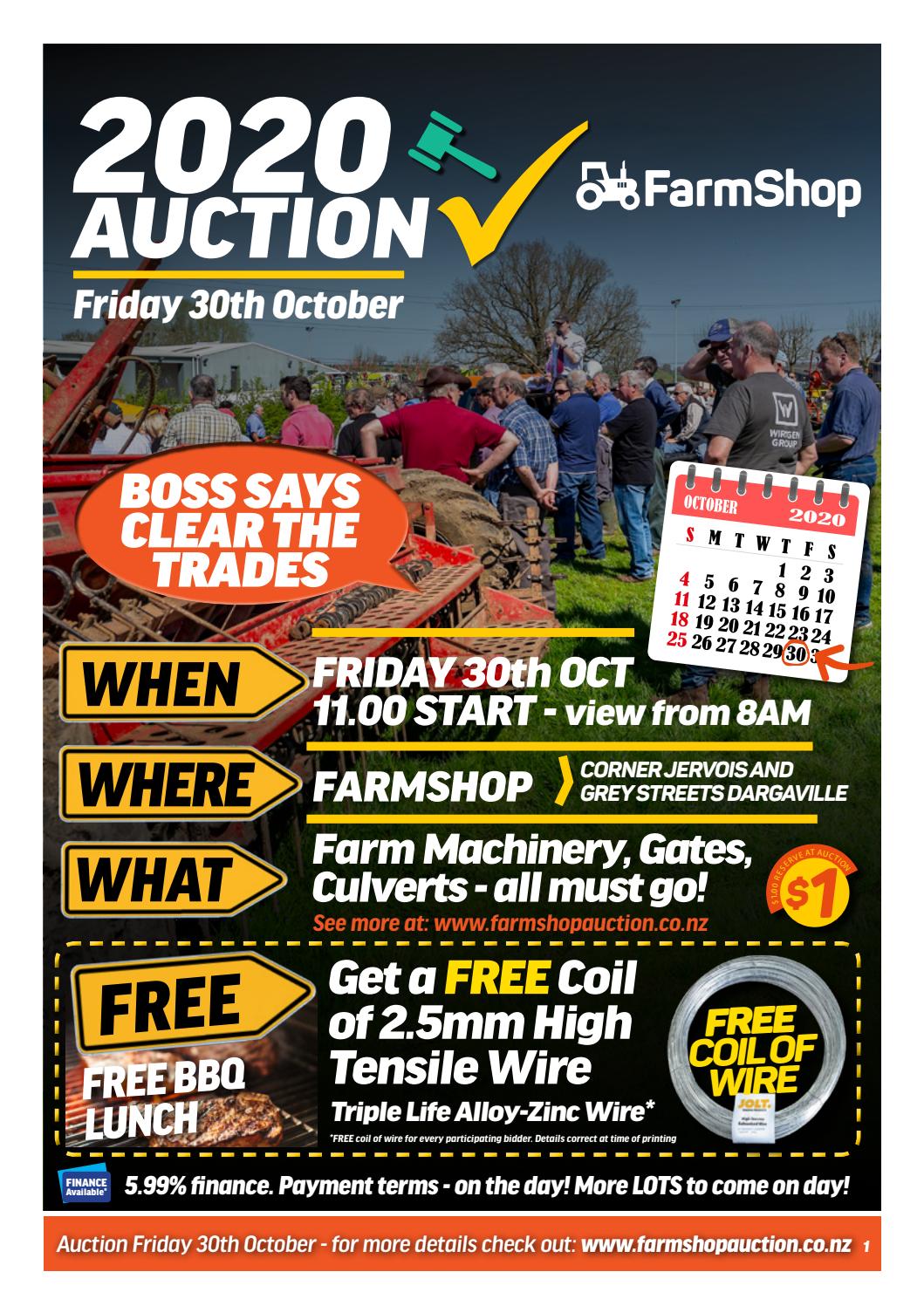 FarmShop Auction Flyer_October 2020 by PrimeHort & FarmShop - Issuu