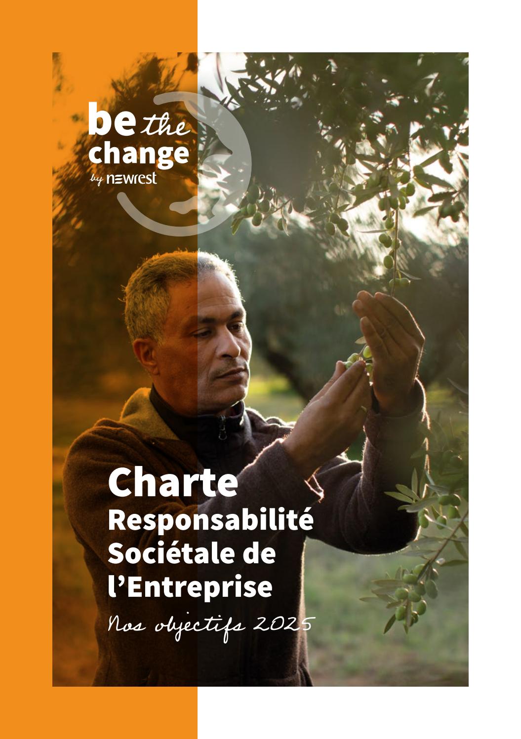 Charte Responsabilité Sociétale de l'Entreprise - Objectifs 2025 by ...