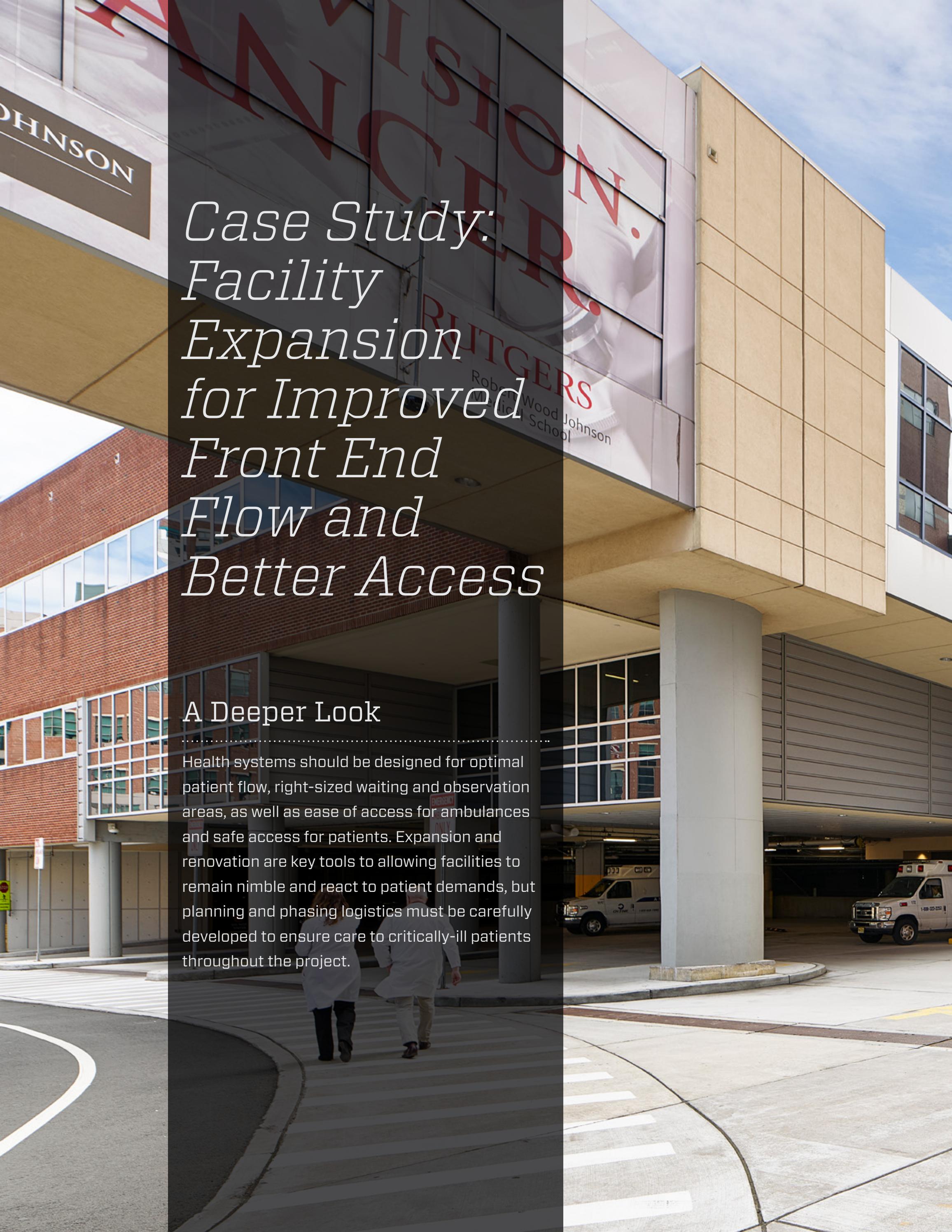 Case Study: Facility Expansion for Improved Flow and Better Access by ...