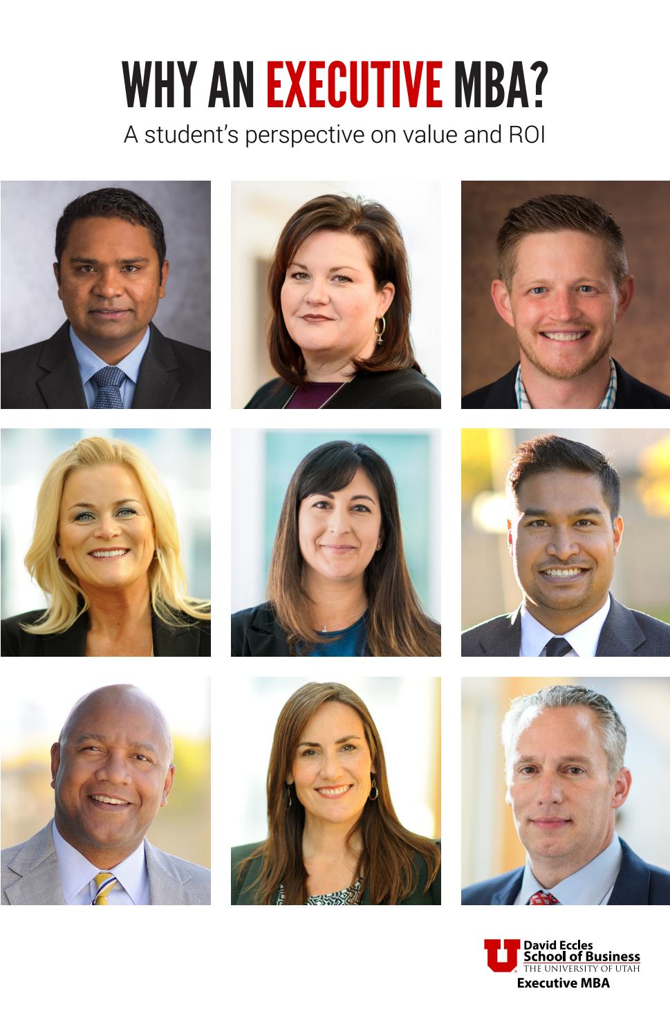 Why an Executive MBA by University of Utah's MBA Programs and Executive ...