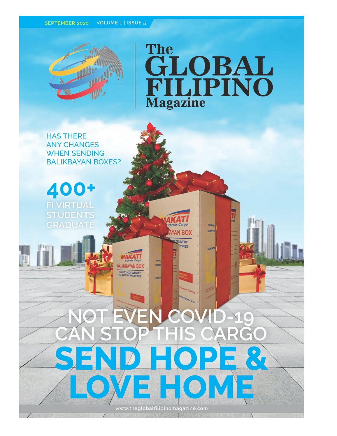 The Global Filipino Magazine | Volume 1 Issue 5 | September 2020 by The ...