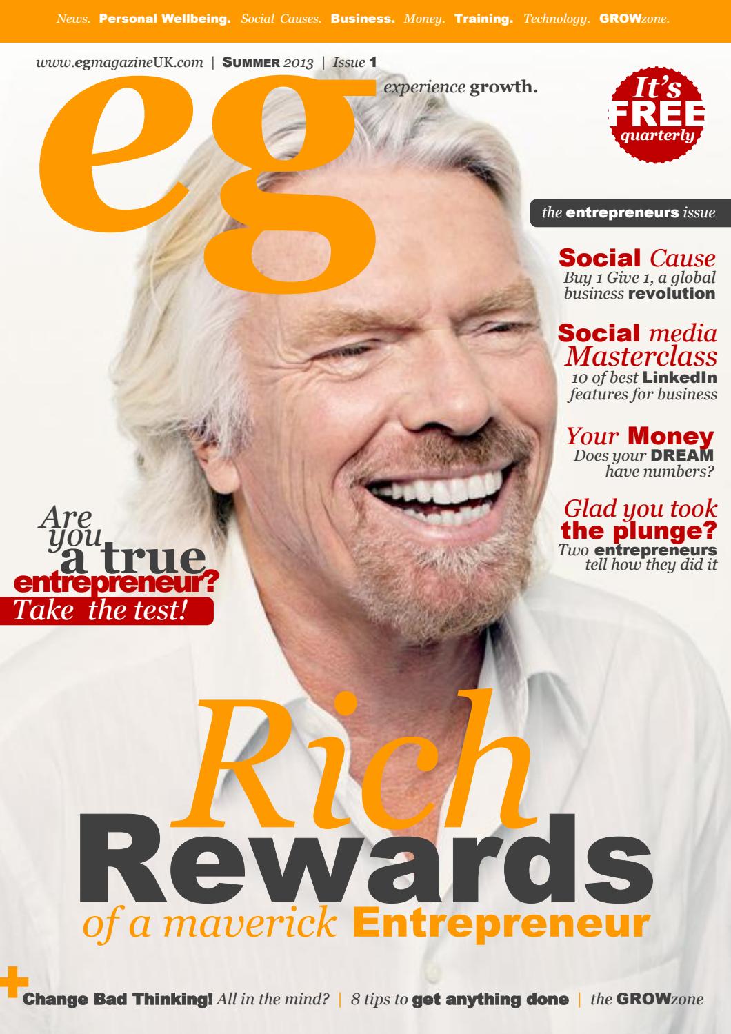 experience growth Magazine Issue 1 (Summer 2013) by experience growth ...