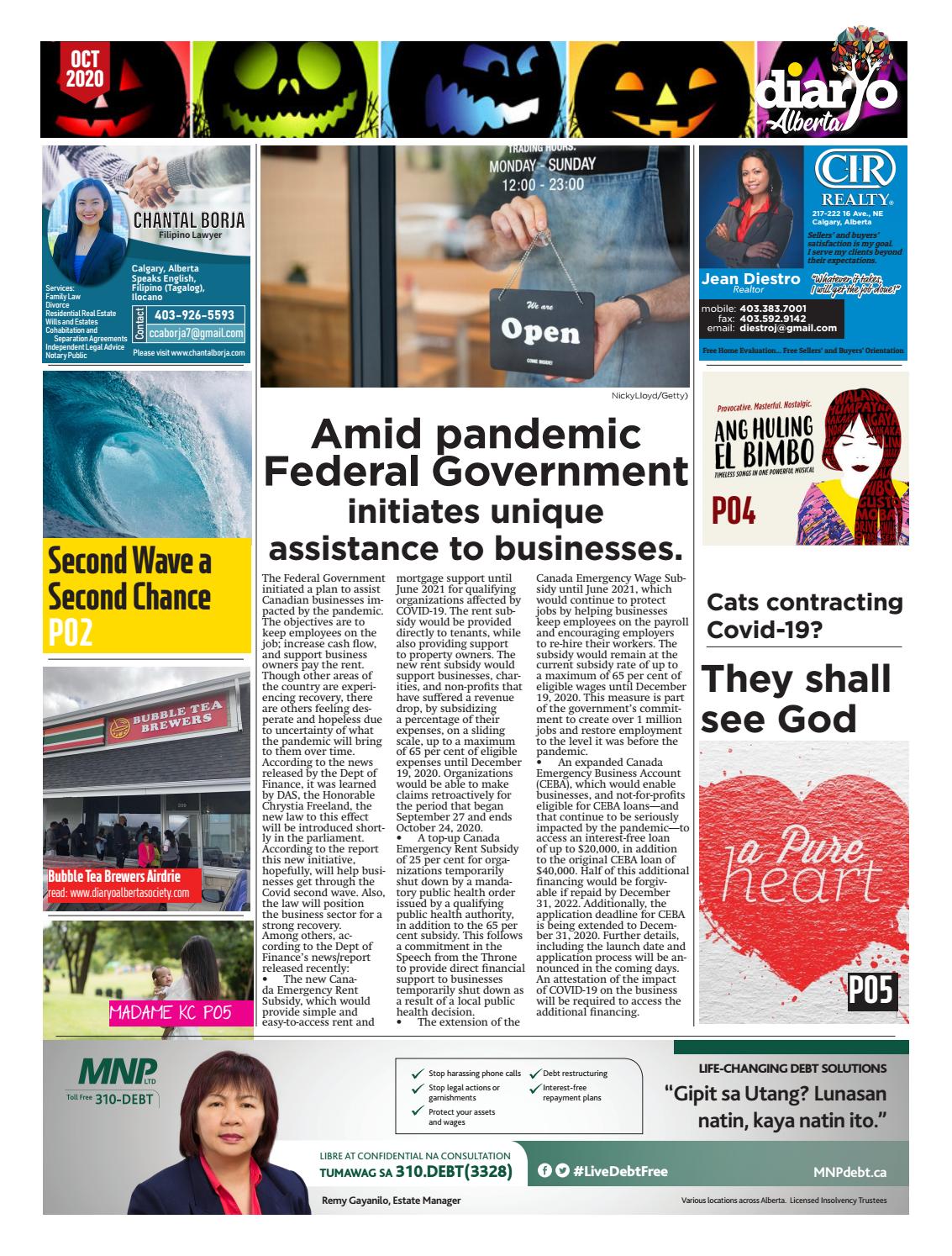 Diaryo Alberta Society October 15 Issue by Diaryo Alberta - Issuu