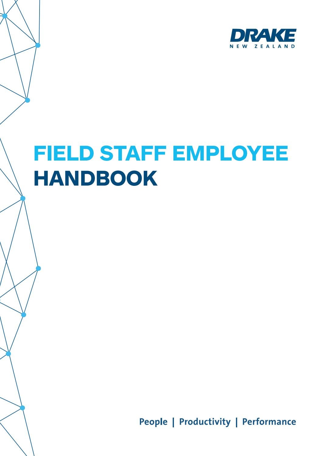 Field Staff Employee Handbook by DrakeANZ - Issuu