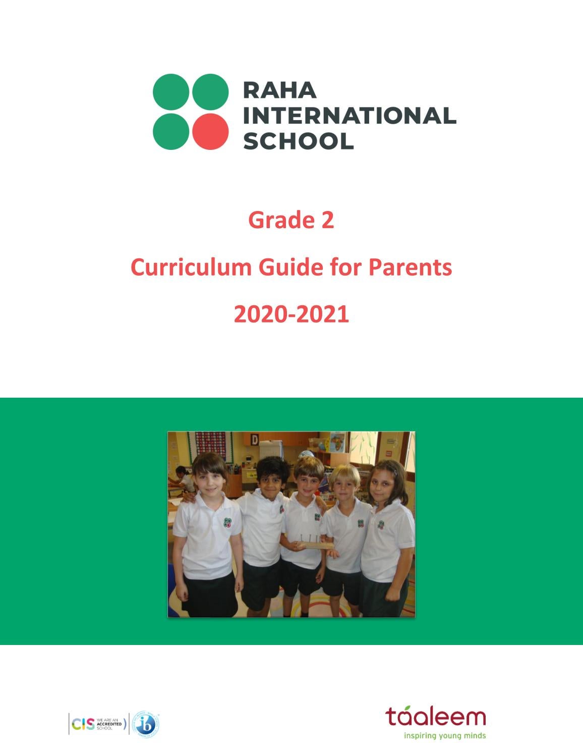 Grade 2 Curriculum Guide 2020 2021 By Raha Interntional School Issuu