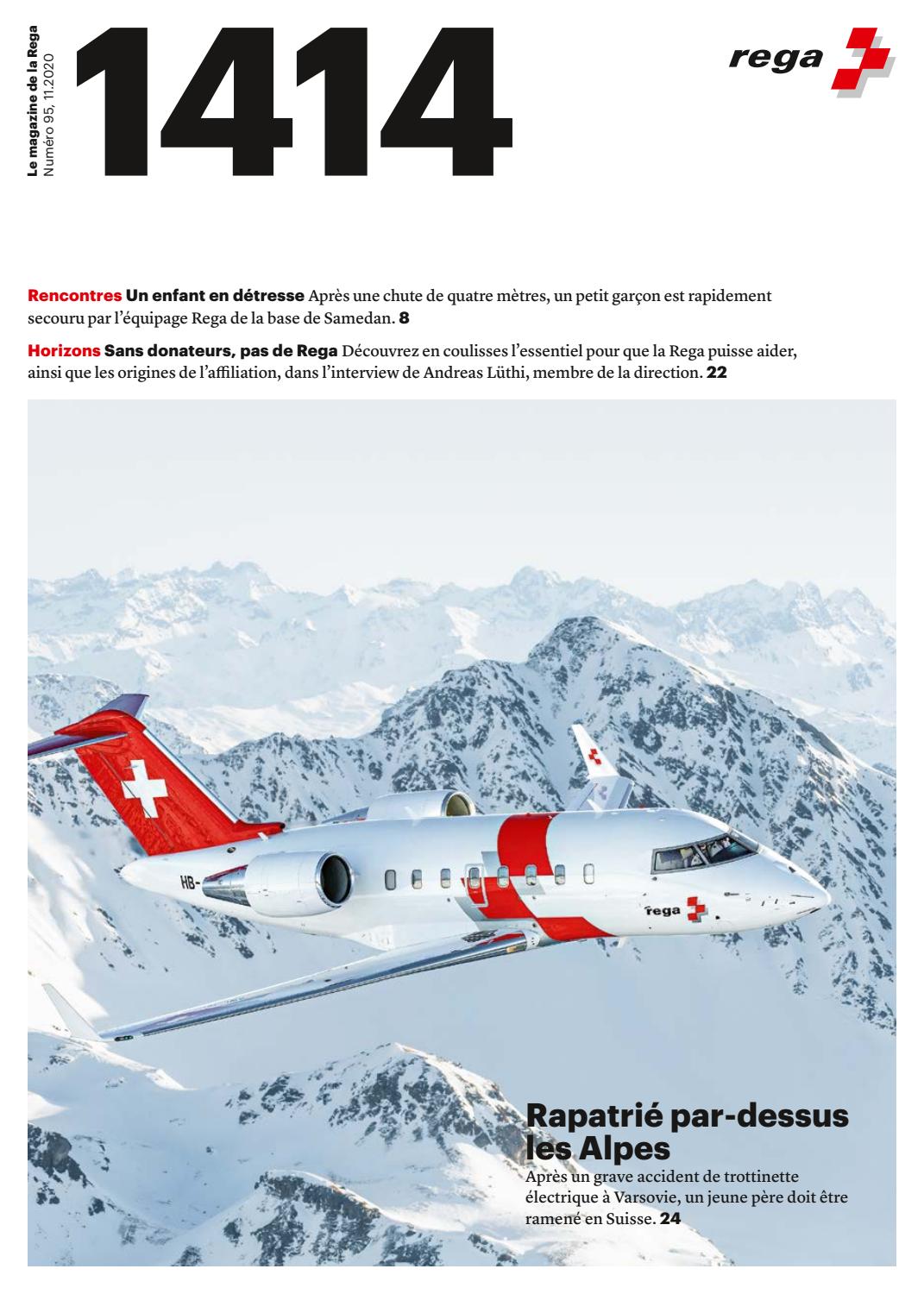 Le magazine de la Rega - Numéro 95, novembre 2020 by Rega - Issuu