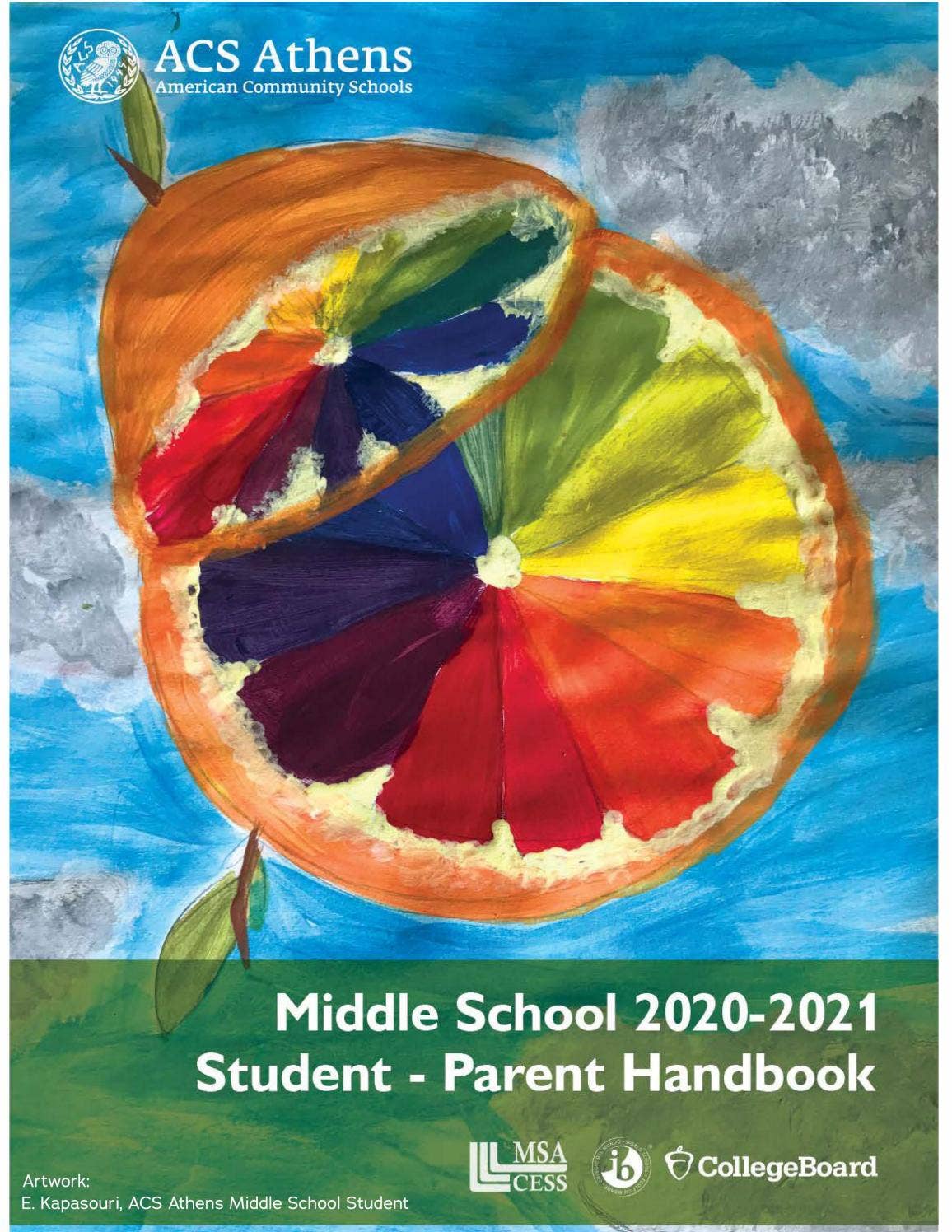 Middle School 2020-2021 Student Parent Handbook by ACS Athens - Issuu