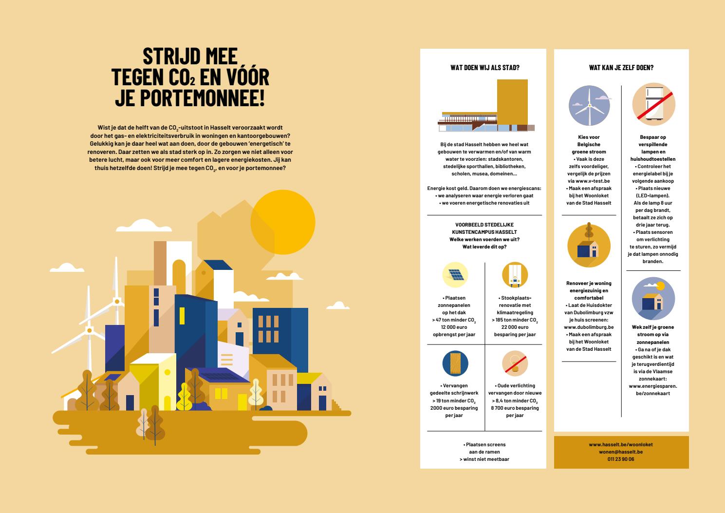 Infografiek november 2020 - Strijd mee tegen CO2 by Stad Hasselt - Issuu