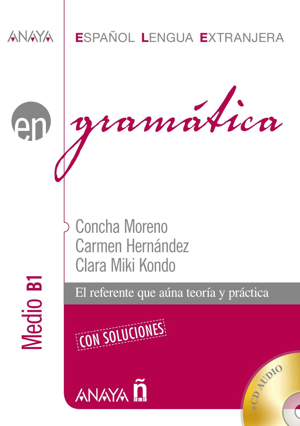 En Gramática nivel medio B1 by Grupo Anaya, S.A. - Issuu