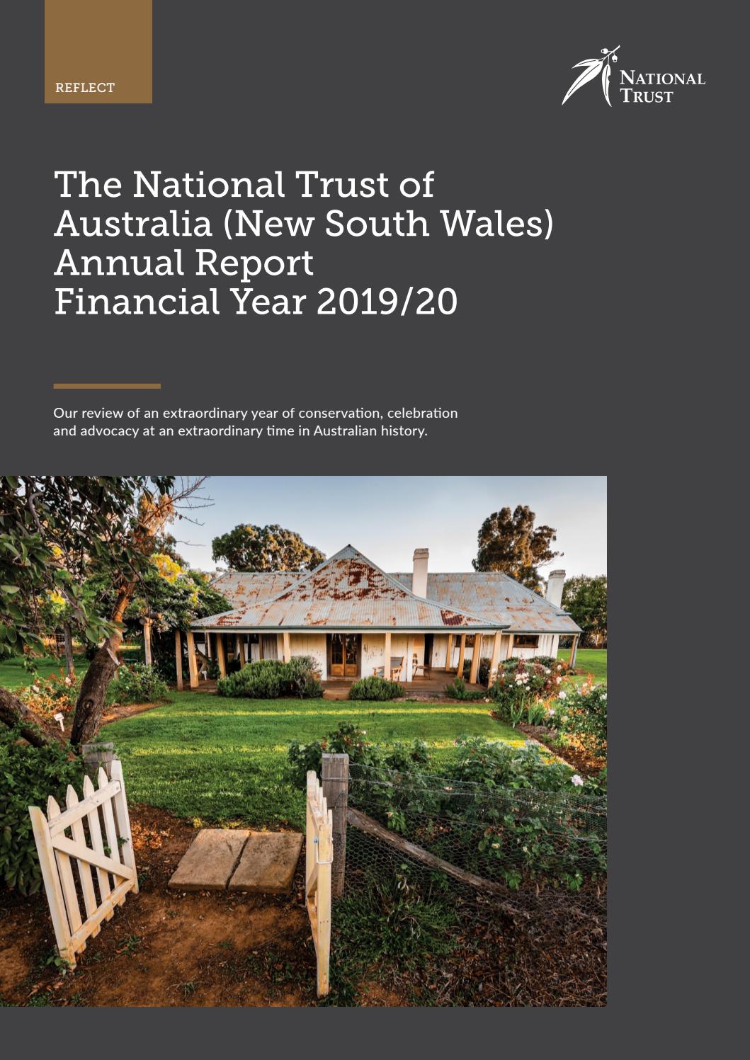 National Trust (NSW) Annual Report 2019/20 by The National Trusts in ...