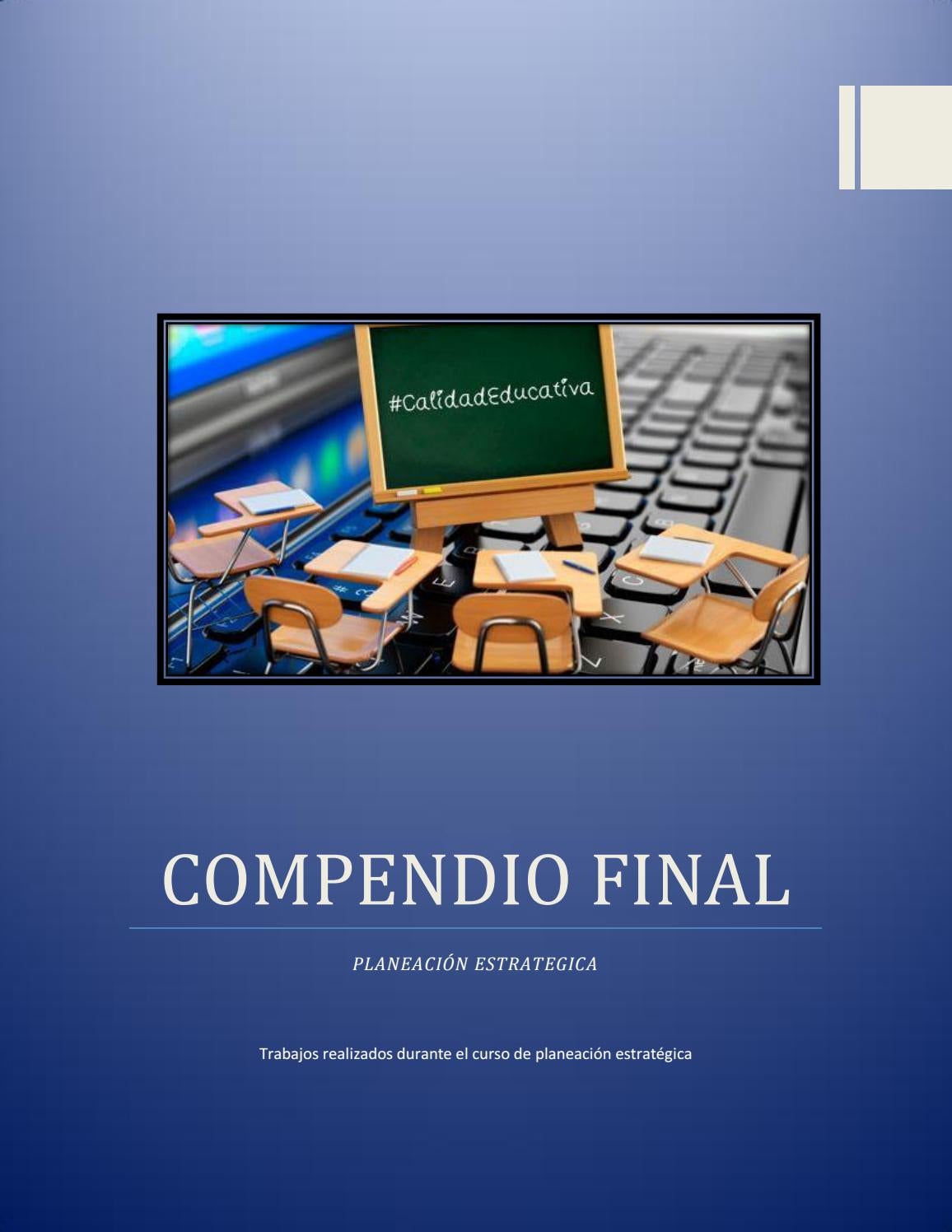 COMPENDIO FINAL PLANEACION by Amy Chaperno - Issuu