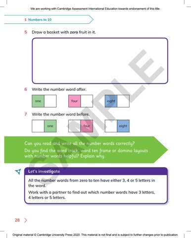Primary Mathematics Learner's Book 1 by Cambridge International ...