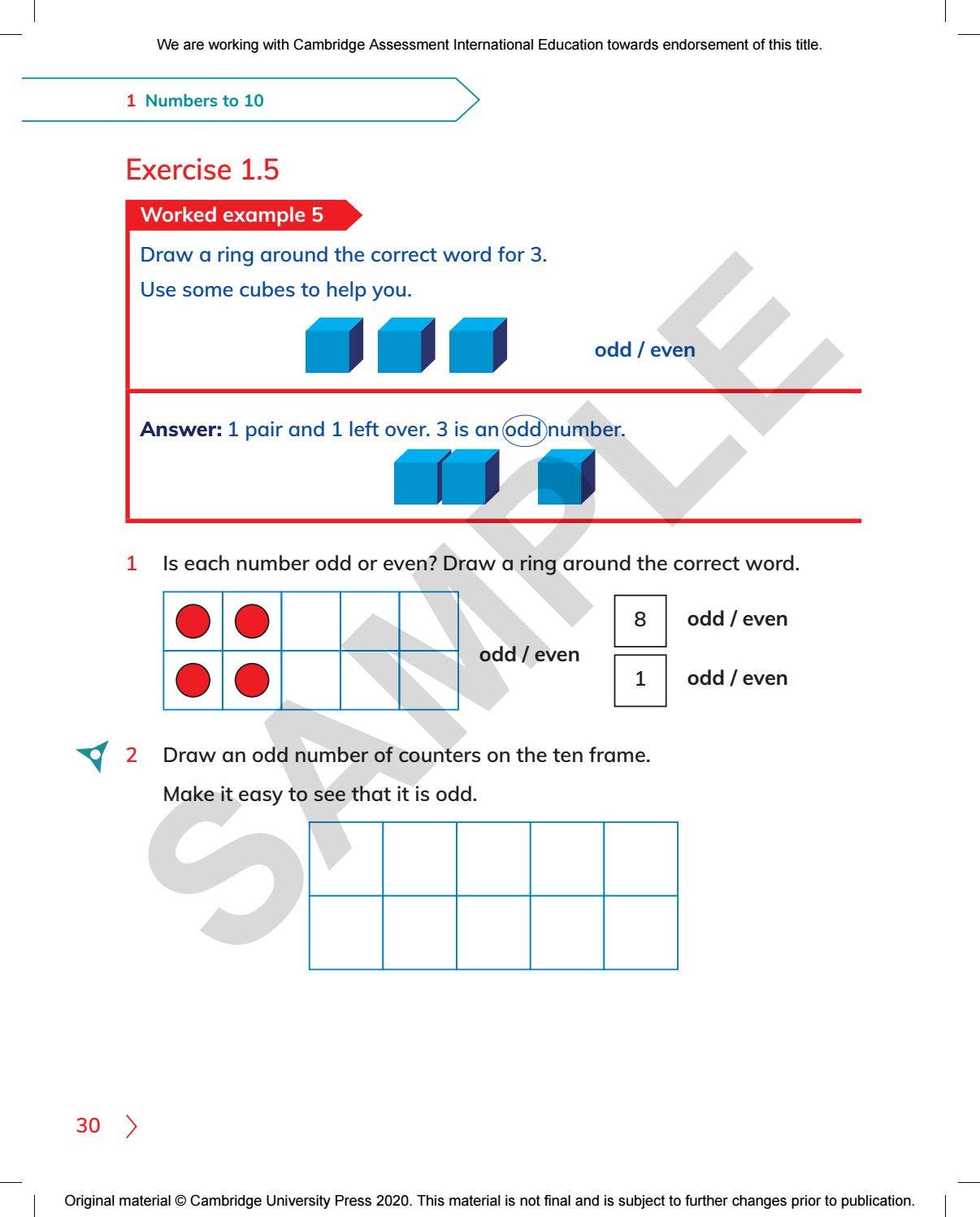 Primary Mathematics Learner's Book 1 by Cambridge International ...