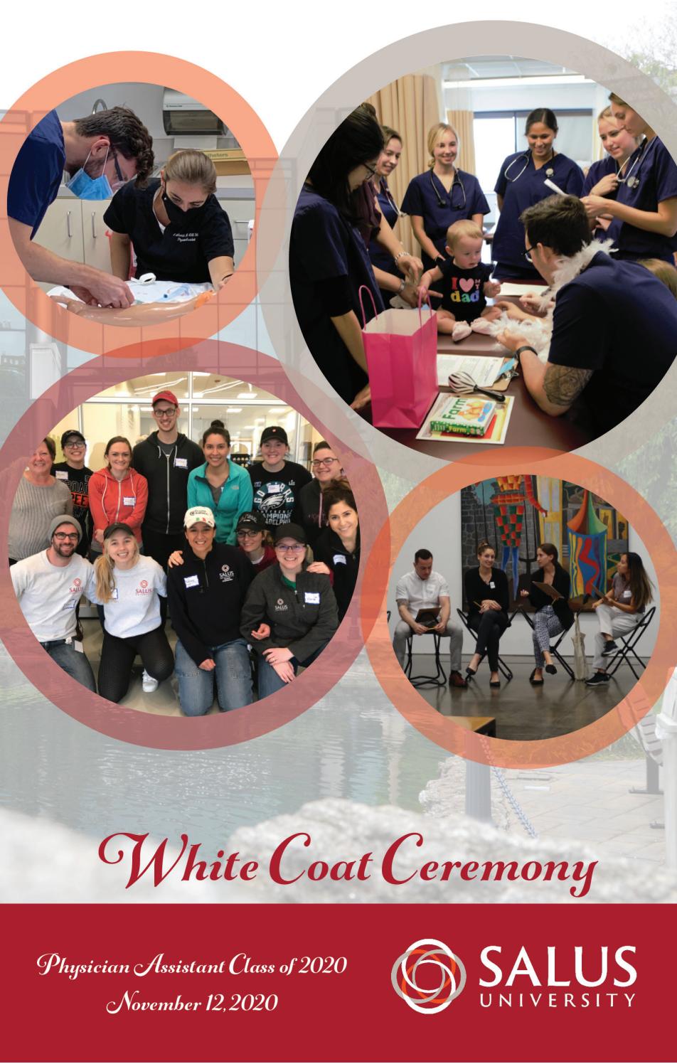 Physician Assistant Class of 2020 White Coat Ceremony by Salus ...