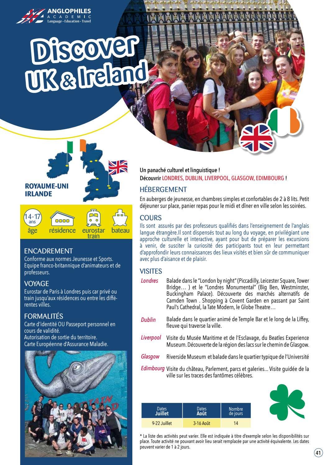 Brochure 2021 by Anglophiles - Issuu