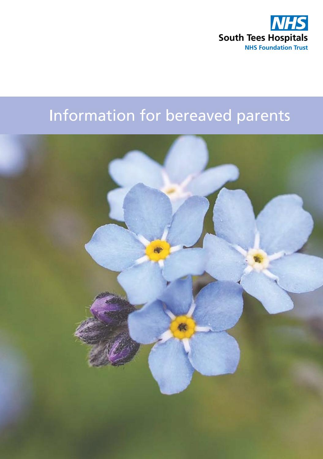 James Cook University Hospital - Maternity Bereavement Booklet by ...