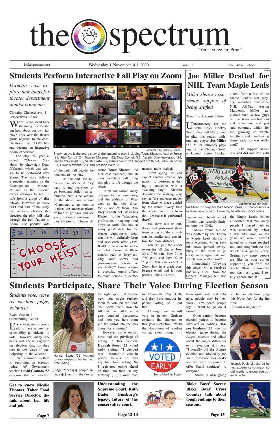 Spectrum Newspaper October 2020 by Spectrum Newspaper - Issuu