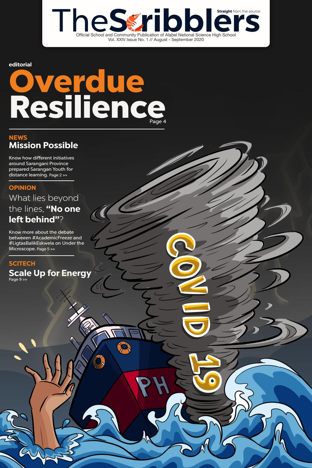 The Scribblers Vol XXIV Issue 1 Aug-Sept 2020 by The Scribblers ANSHS - Issuu