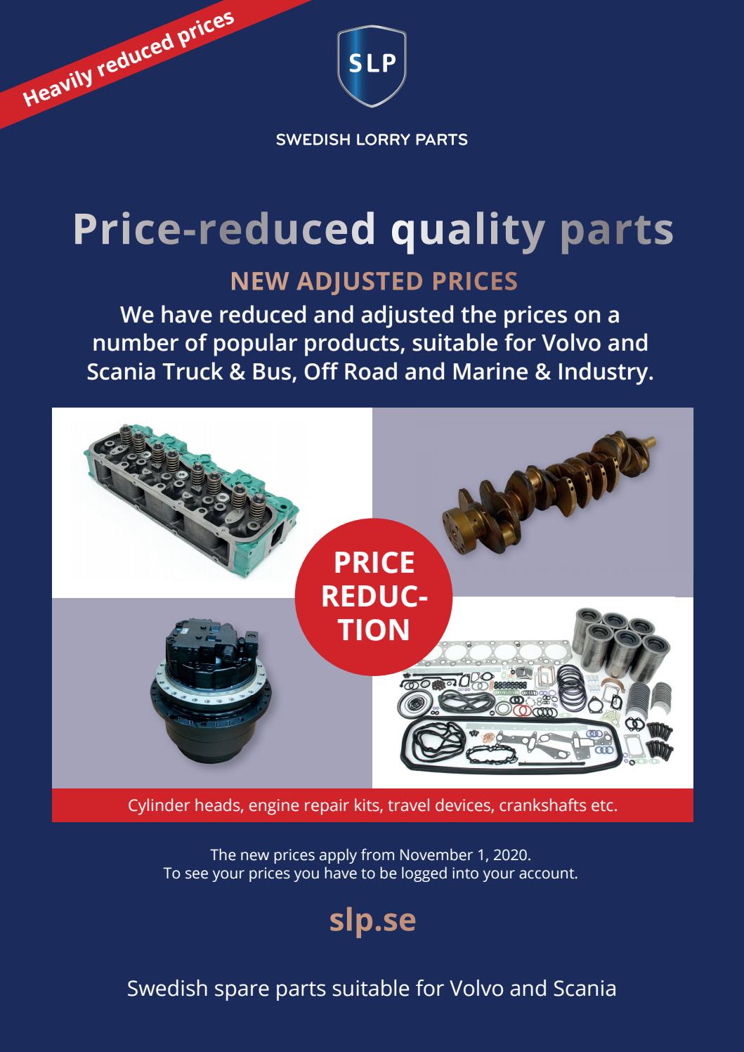 SLP_Price adjustment_November 2020 by SLP - Swedish Lorry Parts - Issuu