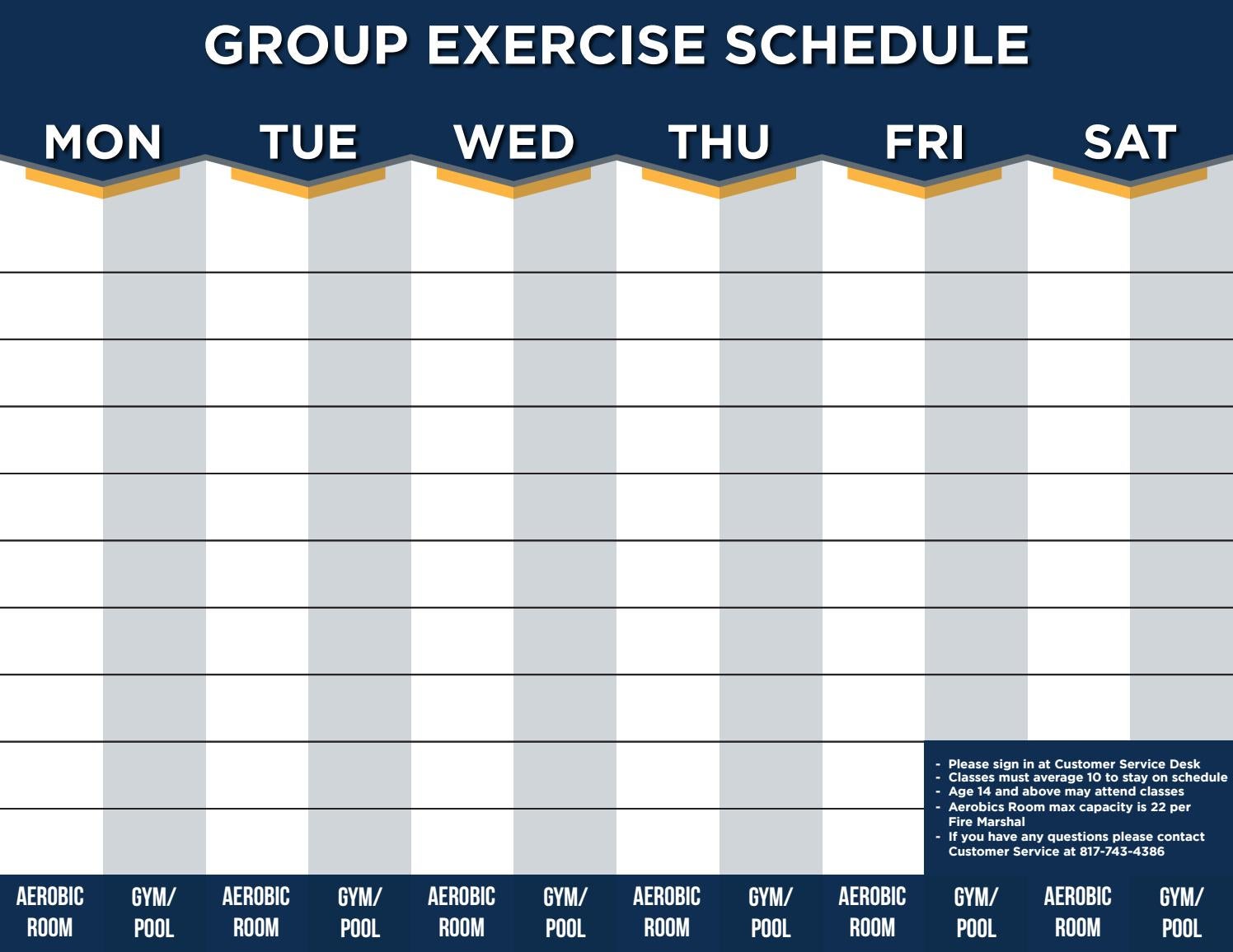 Group Ex Schedule 8-3-20 by Keller Parks and Recreation - Issuu