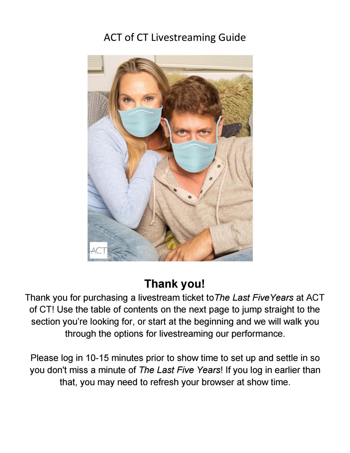 ACT of CT Livestream Guide by actofct - Issuu