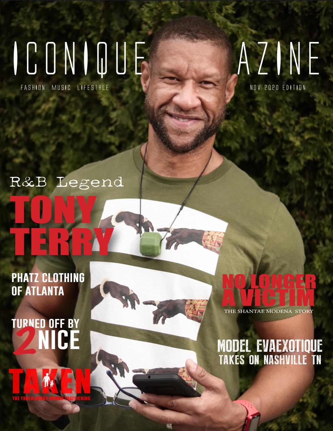 ICONIQUE MAGAZINE NOV 2020 EDITION FEAT R&B LEGEND TONY TERRY by ...