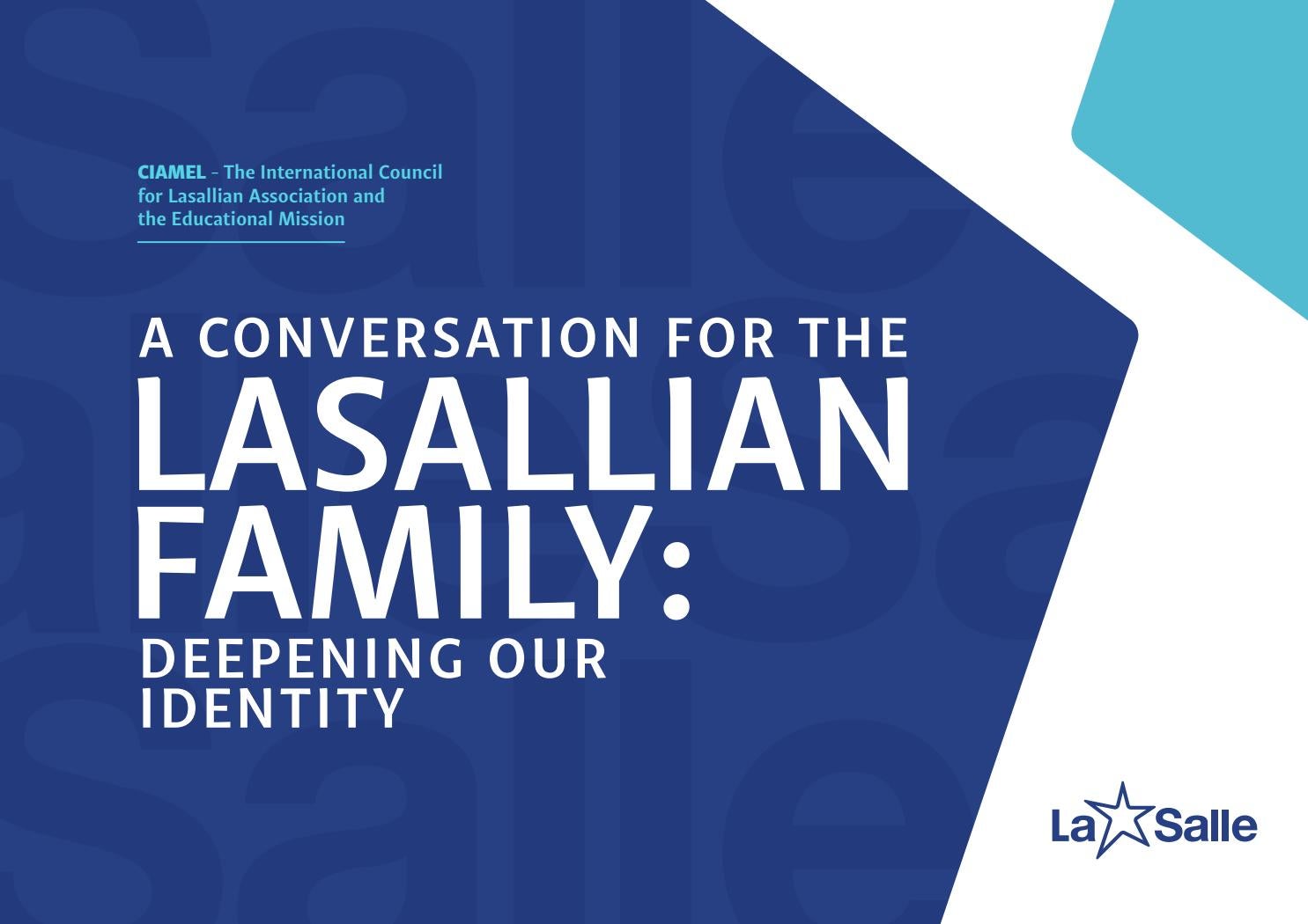 A Conversation for the Lasallian Family: Deepening our Identity by La ...