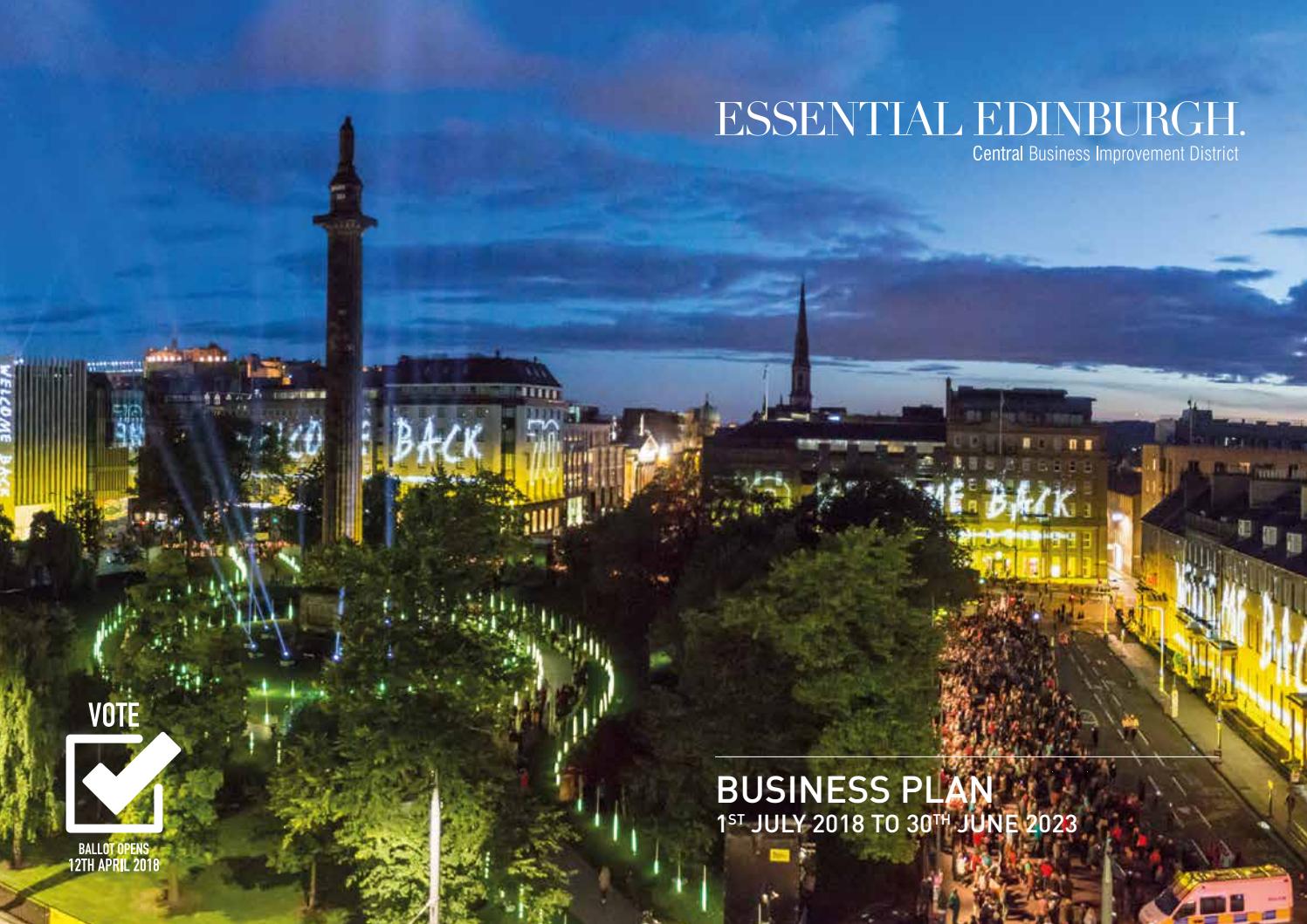 Essential Edinburgh Business Plan 2018 - 2023 by EssentialEdin - Issuu