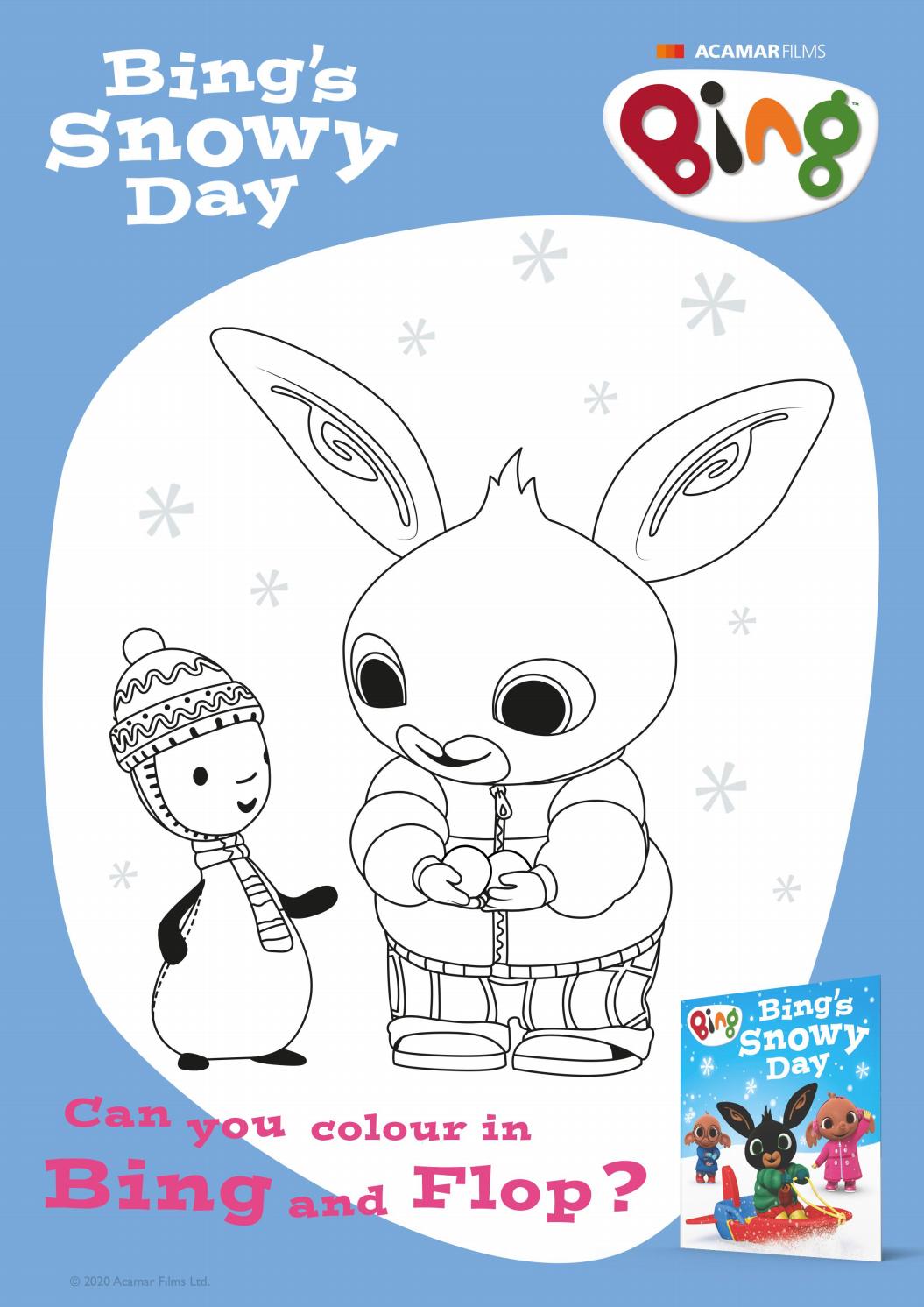 Bing's Snowy Day Activity Sheets! by harpercollinschildrens - Issuu