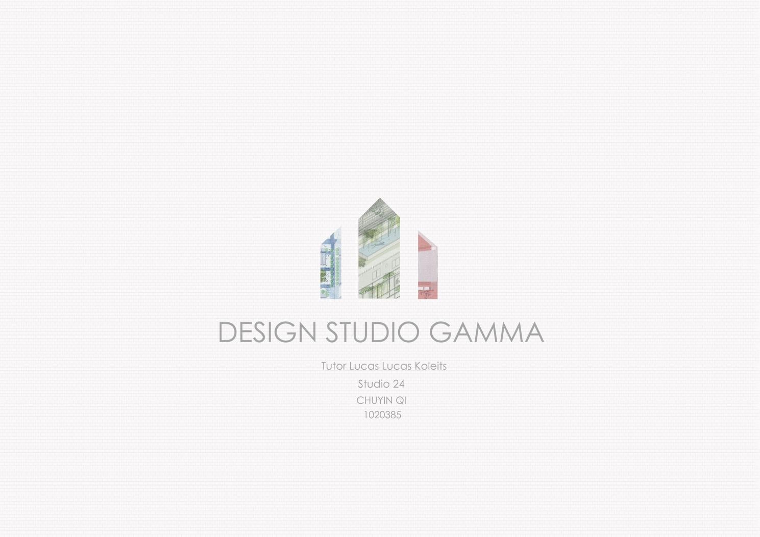 Design Studio Gamma portfolio（H1） by Betty Qi - Issuu