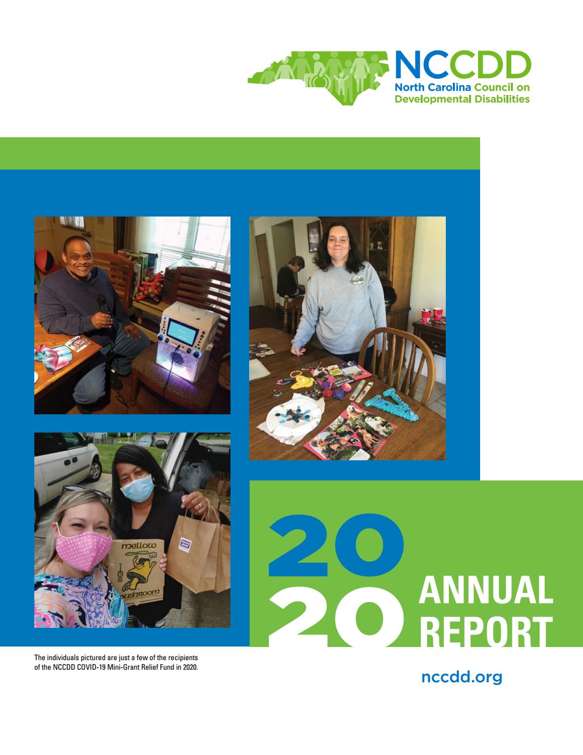 NCCDD 2020 Annual Report by North Carolina Council on Developmental ...