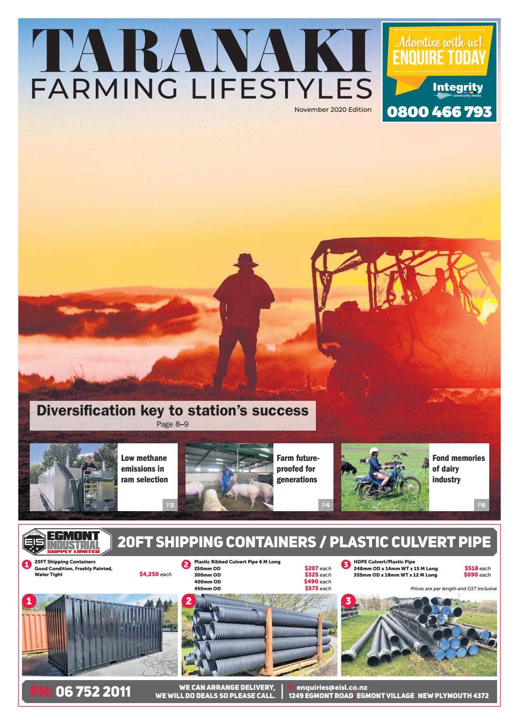 Taranaki Farming Lifestyles, November 2020 by Rural Matters - Issuu